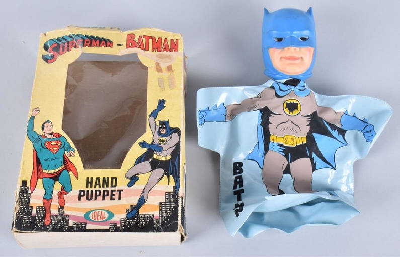 1965 IDEAL BATMAN PUPPET w/ BOX - May 13, 2017 | Milestone Auctions in OH