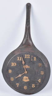 1901 Pan American Exposition Frying Pan Clock.