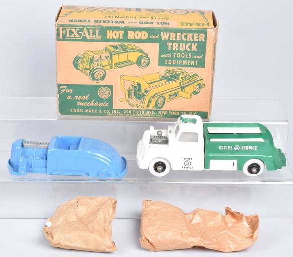 Marx Fix All Hot Rod & Wrecker W/ Box