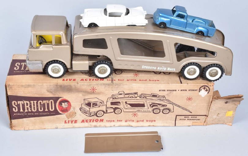 Structo #402 Auto Transport W/ Box