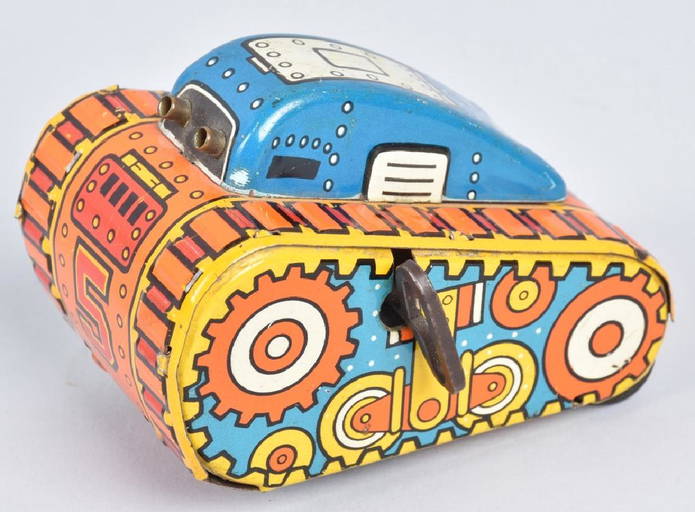 Marx Tin Windup Rollover Tank