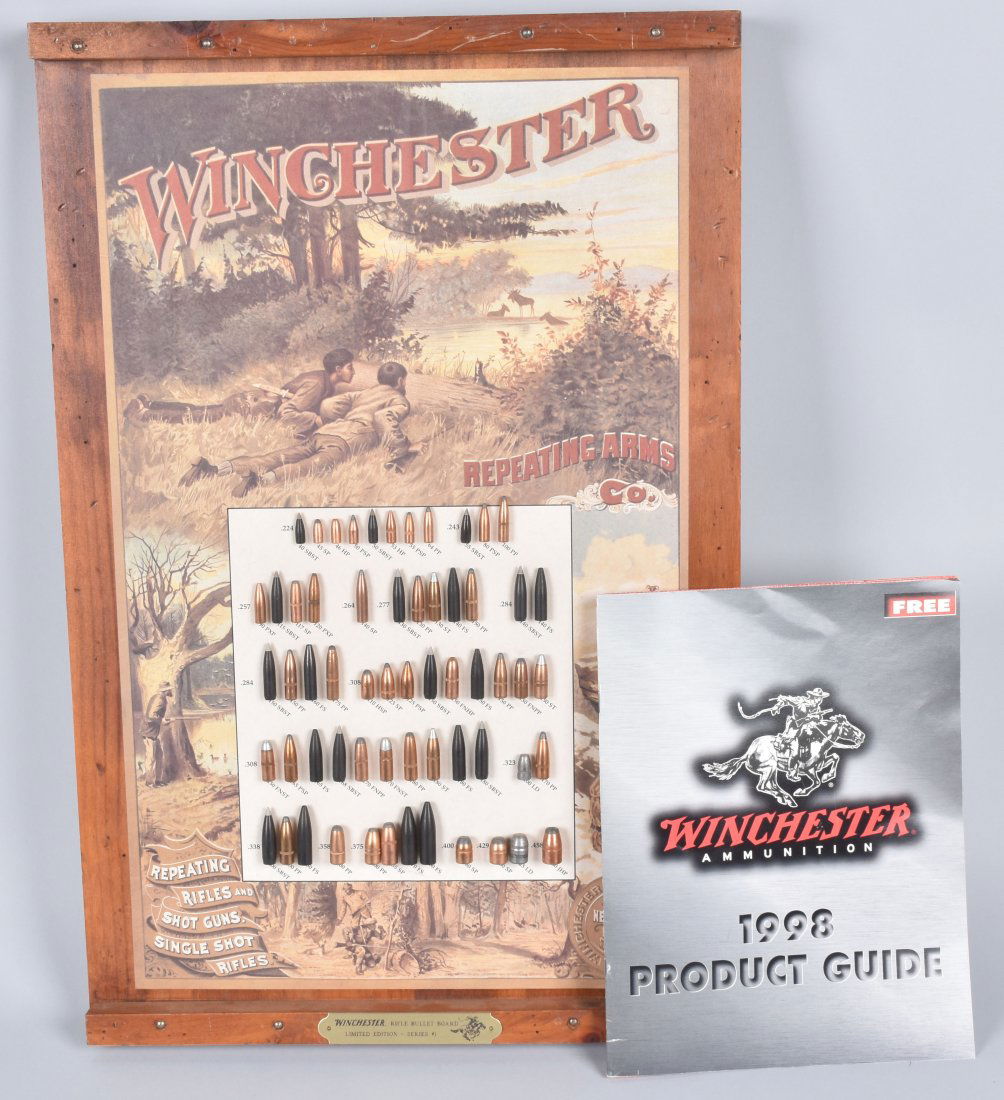 WINCHESTER BULLET BOARD DISPLAY
