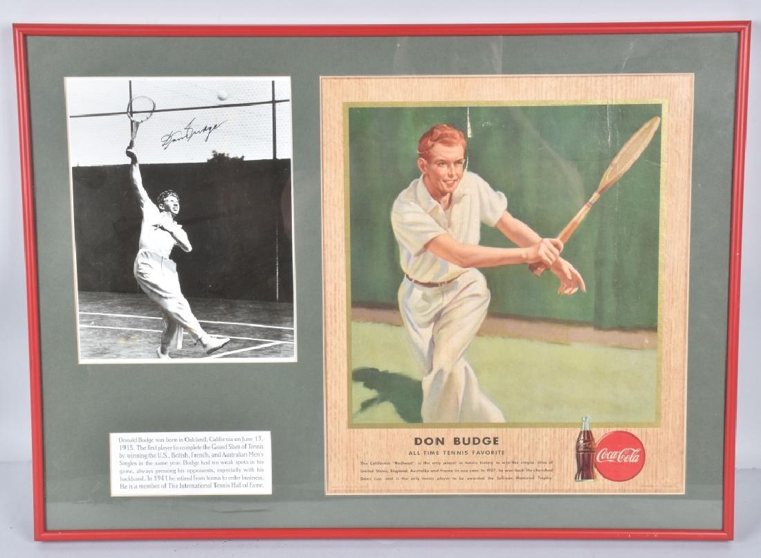 1947 COCA-COLA DON BUDGE SIGN & AUTOGRAPH - Sep 16, 2017 | Milestone ...