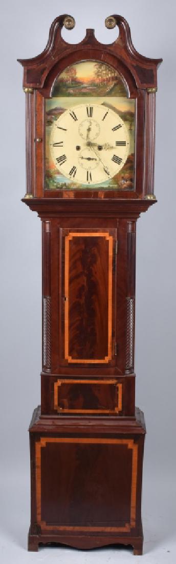 WELSH 1850'S GRANDFATHER CLOCK