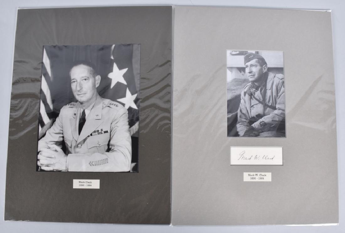 WW2 GENERAL MARK W. CLARK, AUTOGRAPH