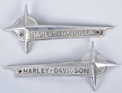 Harley Davidson Gas Tank Emblems 1966 & Later