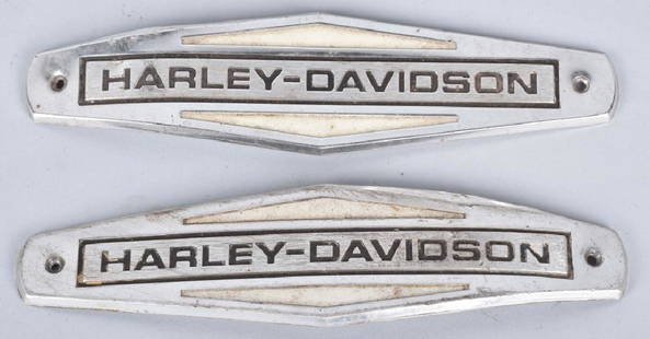 Harley Davidson Gas Tank Emblems 1966 & Later