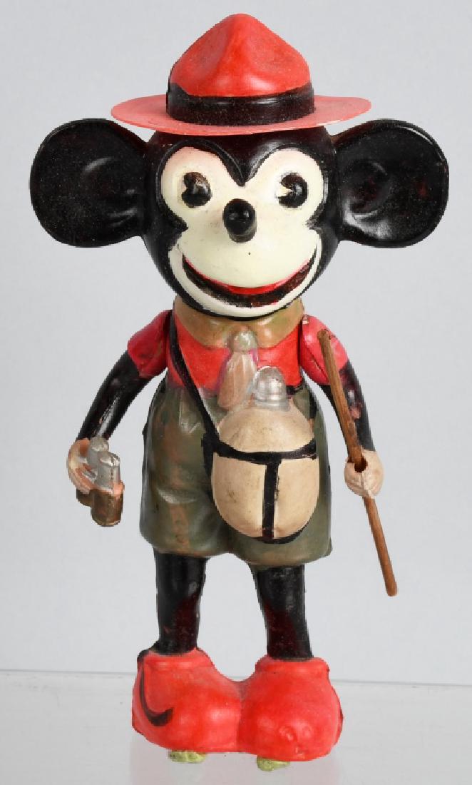 1930'S MICKEY MOUSE CELLULOID BOY SCOUT FIGURE