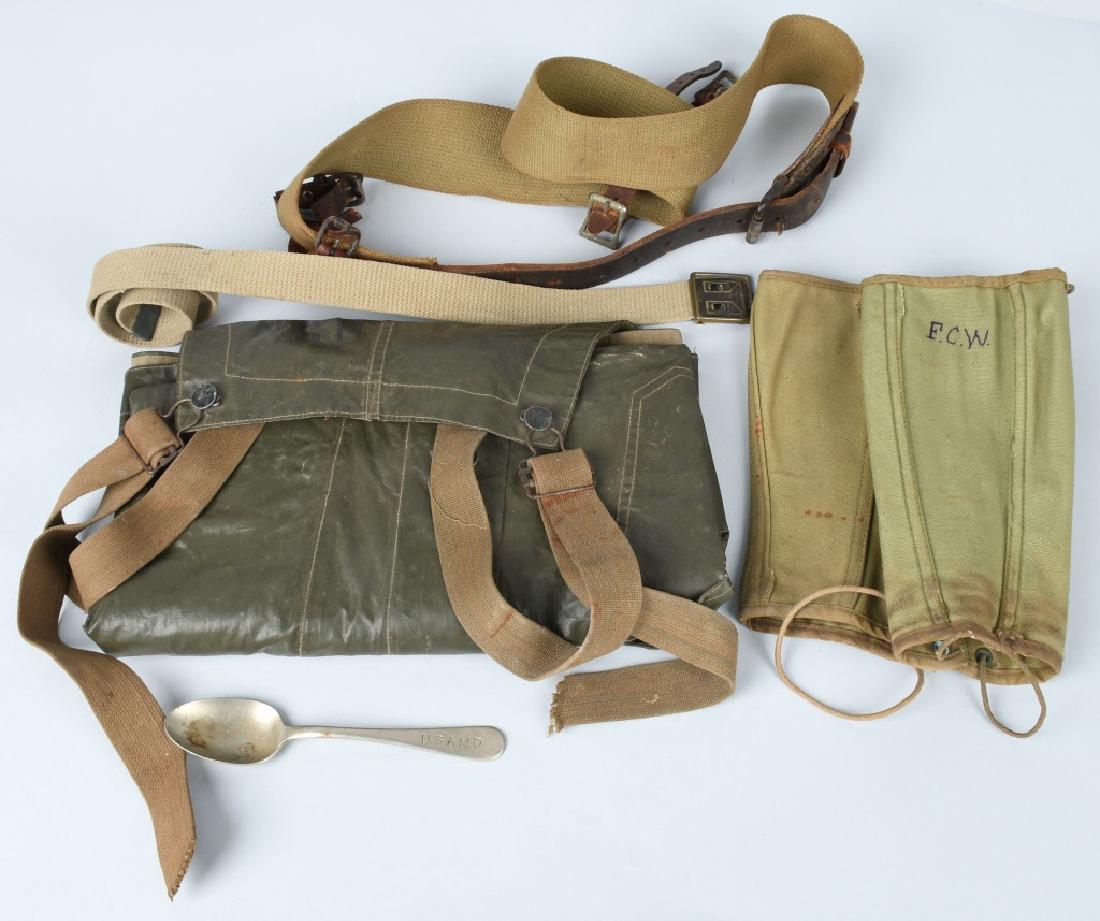 WWI & II U.S NAVY RUBBERIZED OVERALLS & OTHER GEAR