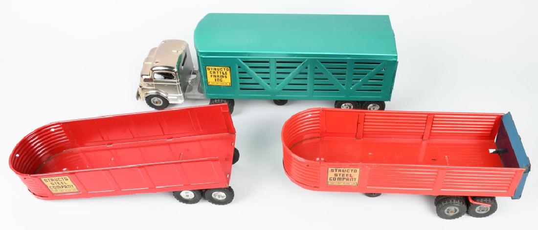 STRUCTO 1950'S TRUCK and TRAILER SET