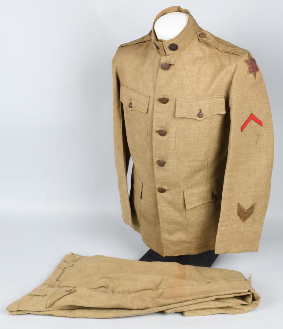 WWI 52ND INFANTRY 6TH DIVISION UNIFORM
