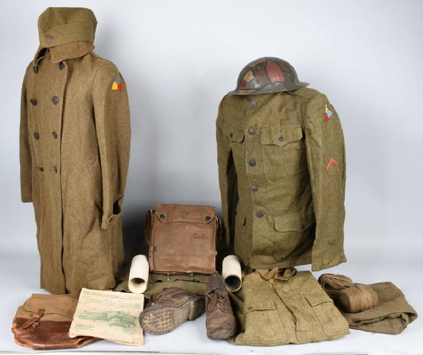 WWI U.S. ARMY TANK CORPS IDED UNIFORM GROUPING - Jan 27, 2018 ...