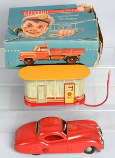 Shell Brand Tin Toy Gas Station