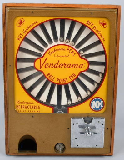 VENDORAMA BALL POINT PEN VENDING MACHINE - Mar 17, 2018 | Milestone ...