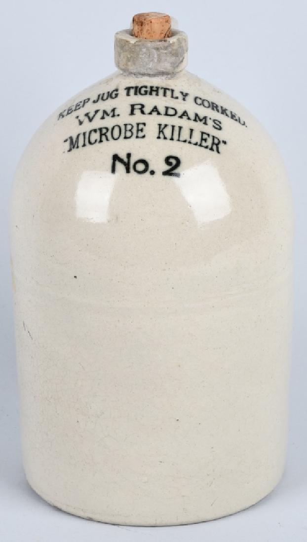 WM. RADAMS "MICROBE KILLER" STONEWARE JUG