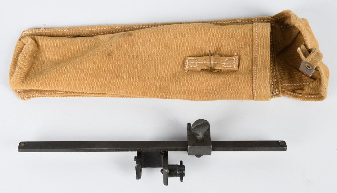 Wwi U.s. Lewis Machine Gun Sight In Canvas Pouch
