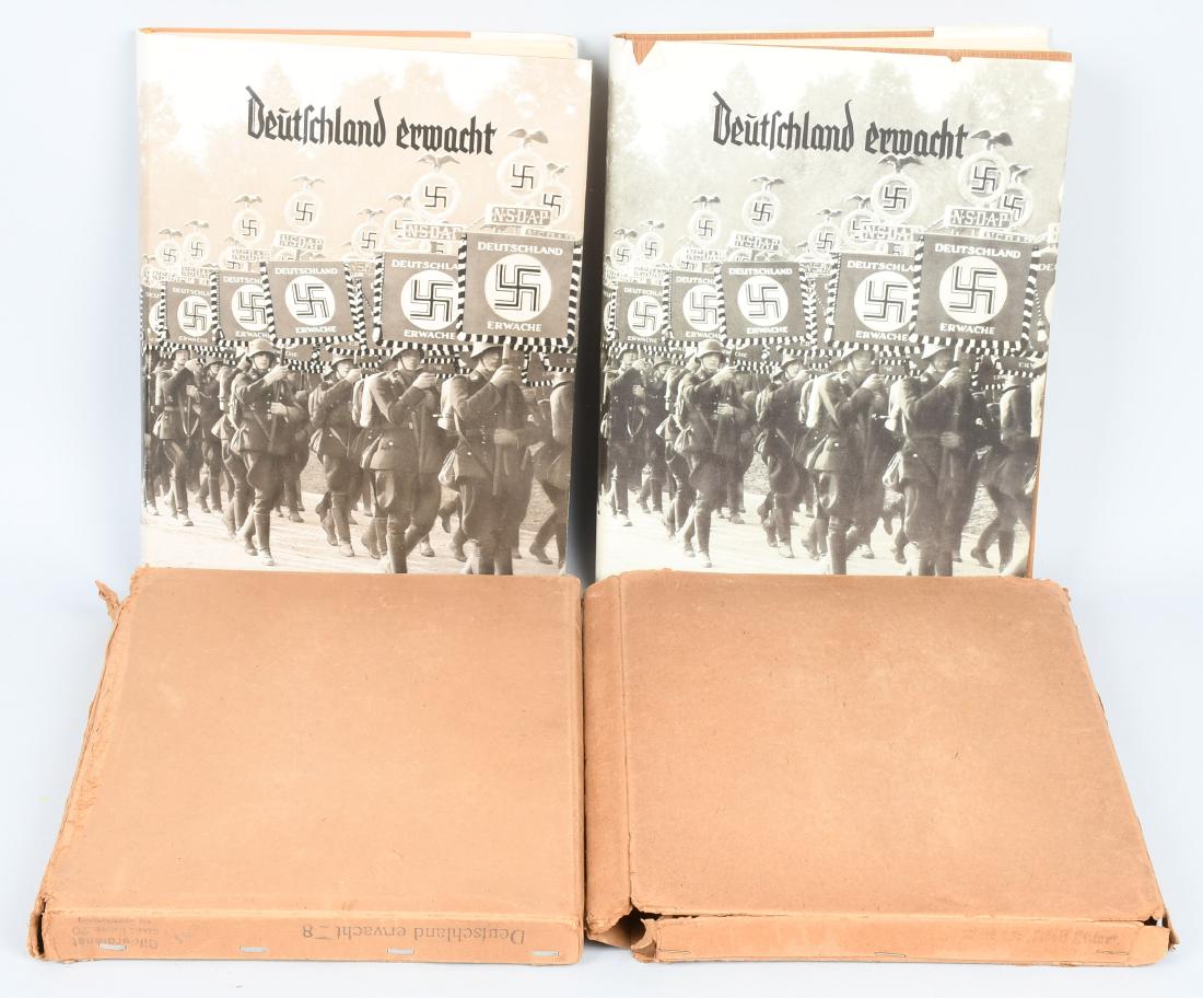 WWII NAZI CIGARETTE ALBUMS DEUTSCHLAND ERWACHT