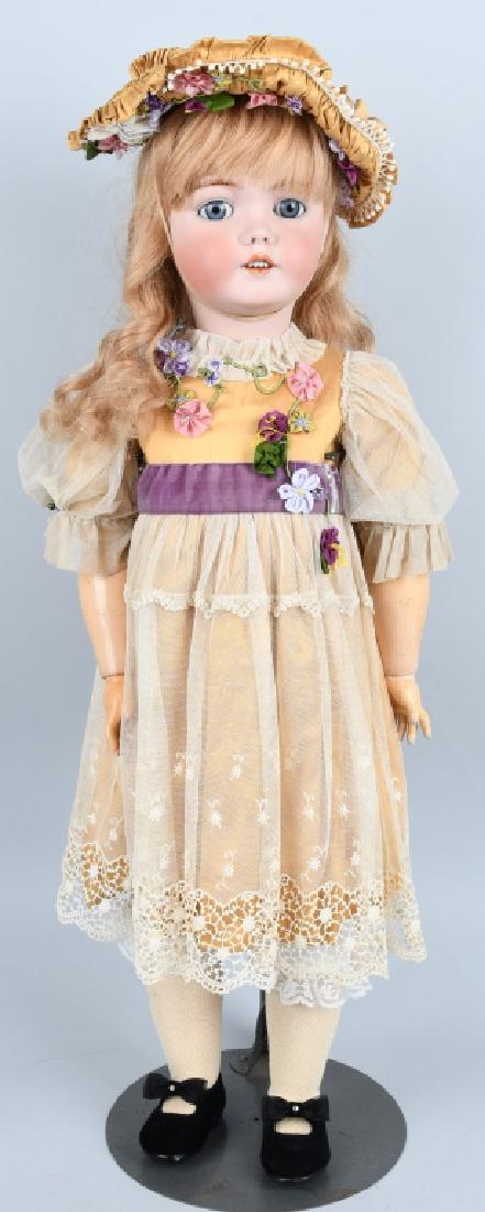 LARGE SIMON HALBIG NO. 1249 "SANTA" DOLL, 33"