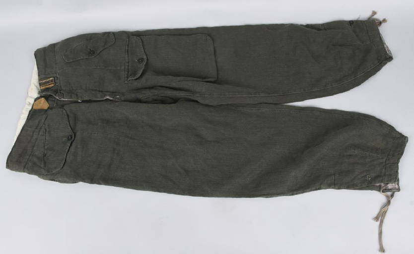 Wwii Nazi German Hbt Assault Gunner Trousers