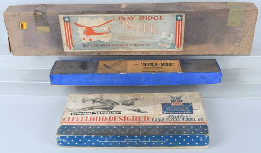 10 Vintage Model Kits W/ Boxes