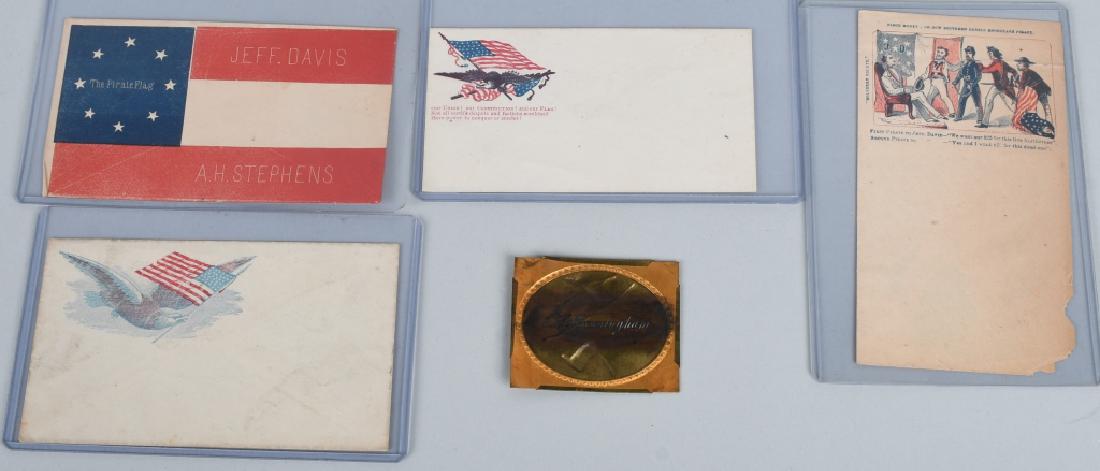 CIVIL WAR ENVELOPES & STENCIL