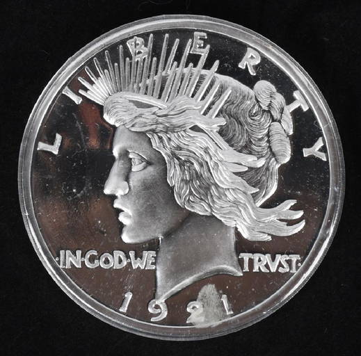 One Troy Pound Silver Coin