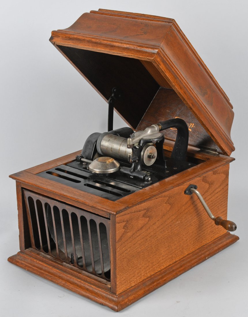 Antique Edison Amberola Cylinder Phonograph