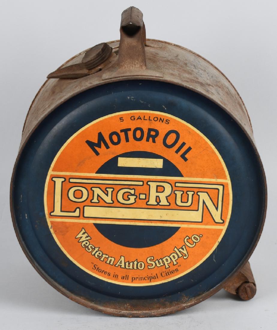 Long Run Motor Oil 5 Gallon Rocker Can