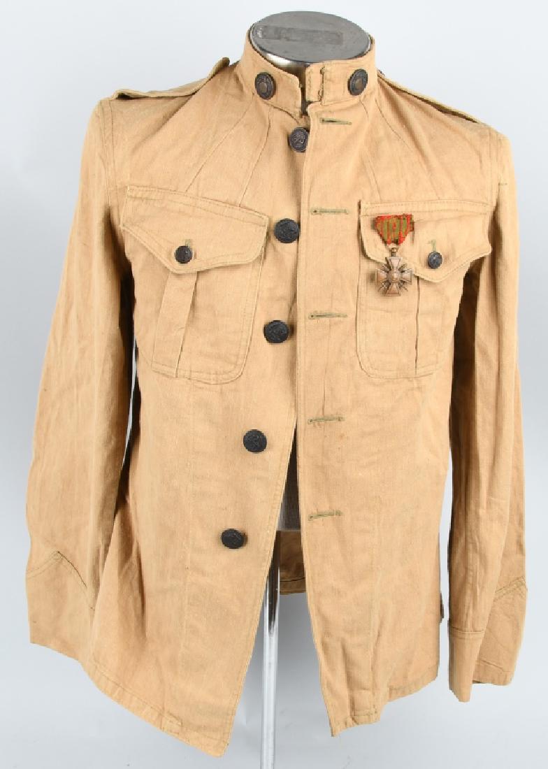 U.S. M 1902 USMC TUNIC W/ COLLAR DISCS - IDED