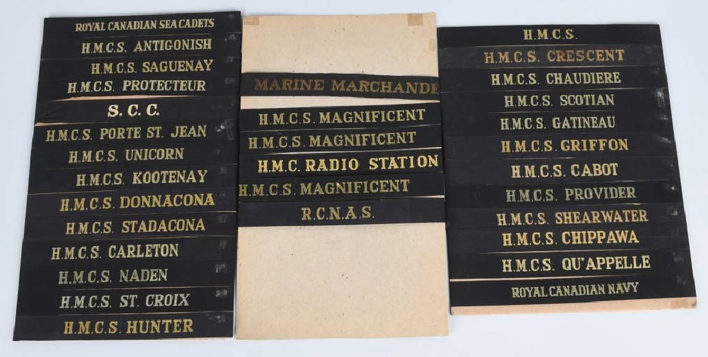 Canadian Navy Cap Tally Lot 32 Canada