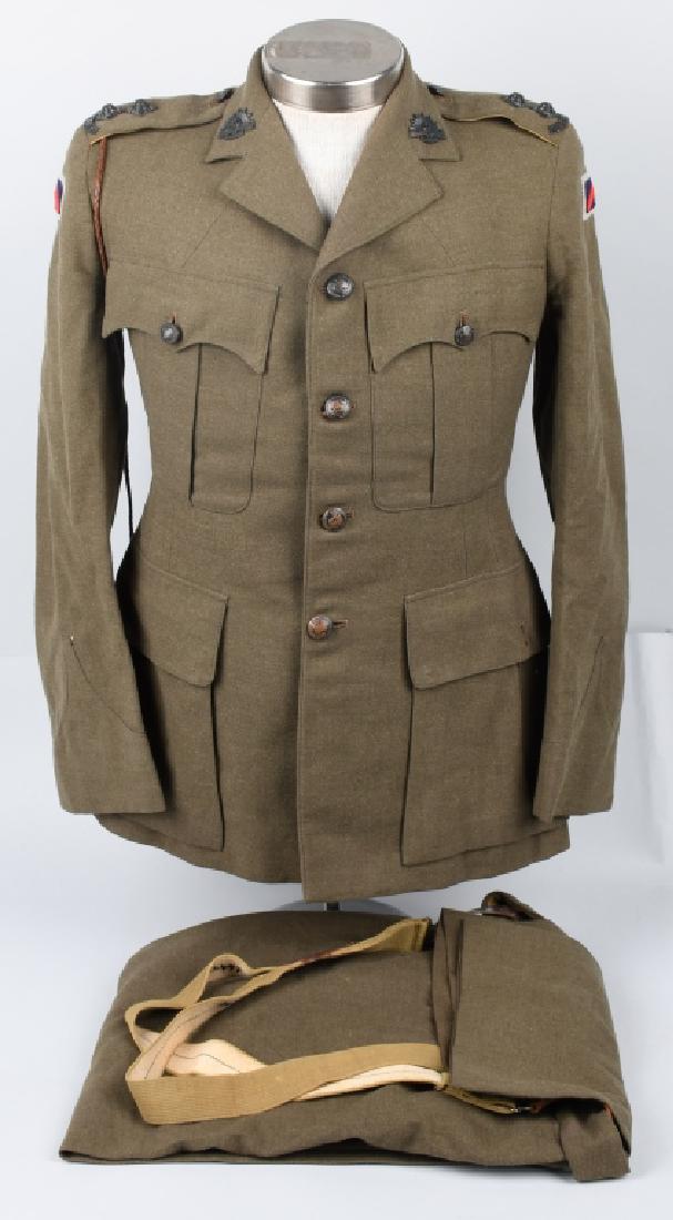 WWII IDENTIFIED AUSTRALIAN OFFICER DRESS UNIFORM