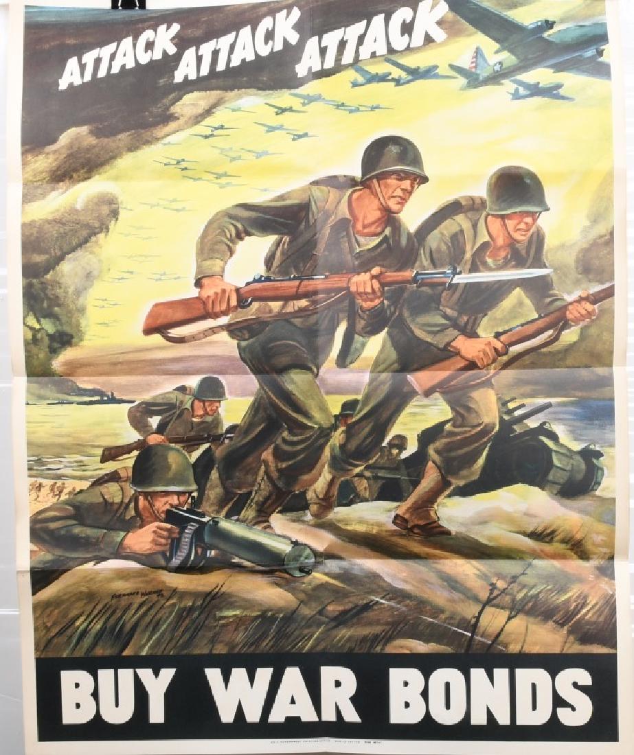 WWII U.S. WAR BONDS POSTER BY FERDINAND WARD 1942