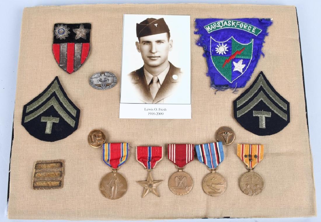 WWII U.S. CBI MARS TASK FORCE IDED GROUPING