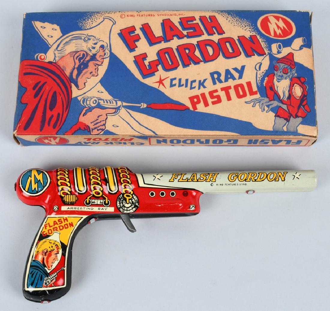MARX FLASH GORDON CLICK RAY PISTOL w/ BOX