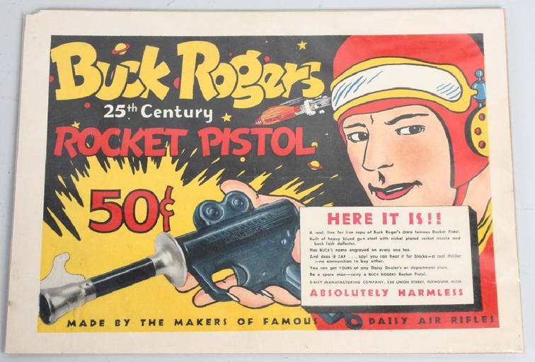 Buck Rogers Daisy Rocket Pistol Advertisiment