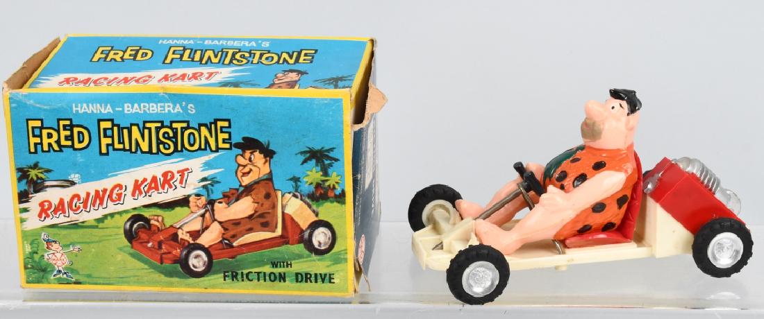 Marx Friction Fred Flintstone Racing Kart W/ Box