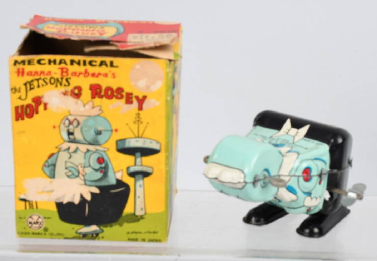 Marx Tin Windup Jetsons Hopping Rosey W/ Box