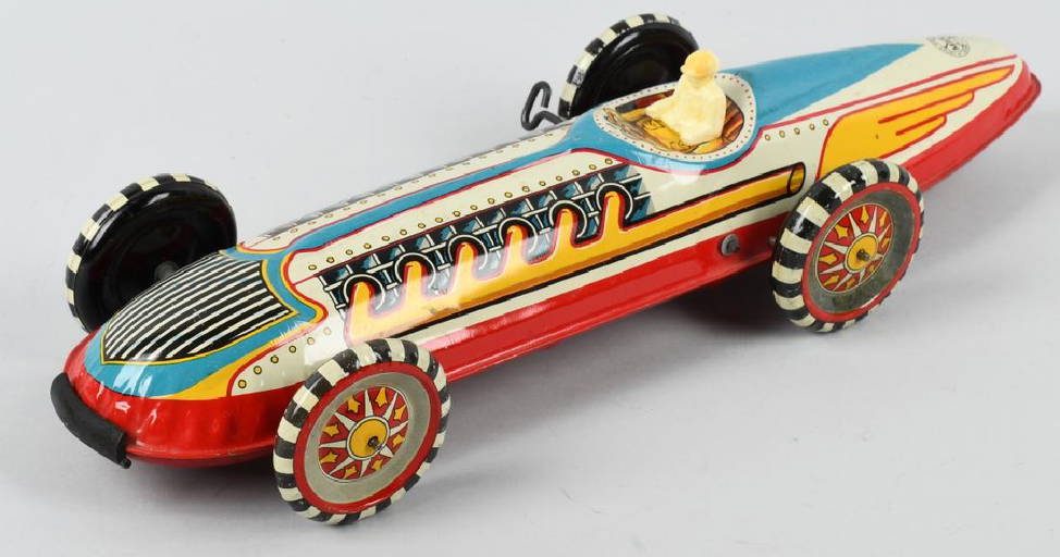 MARX Tin Windup RACE CAR - Nov 17, 2018 | Milestone Auctions in OH