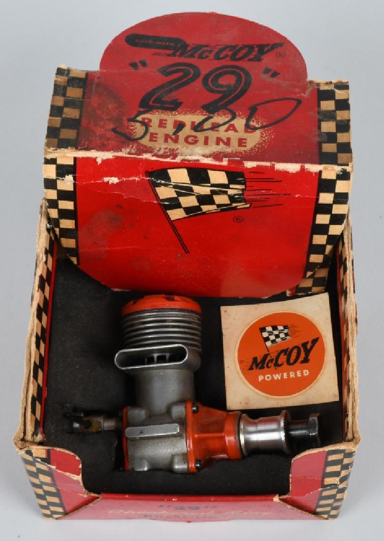 McCOY 29 RED HEAD MODEL AIRPLANE ENGINE NOS