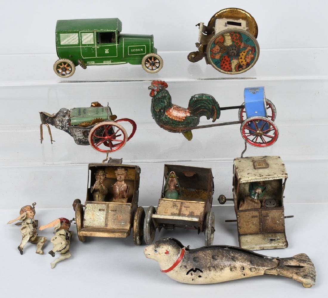 GERMAN LEHMANN tin TOY PARTS