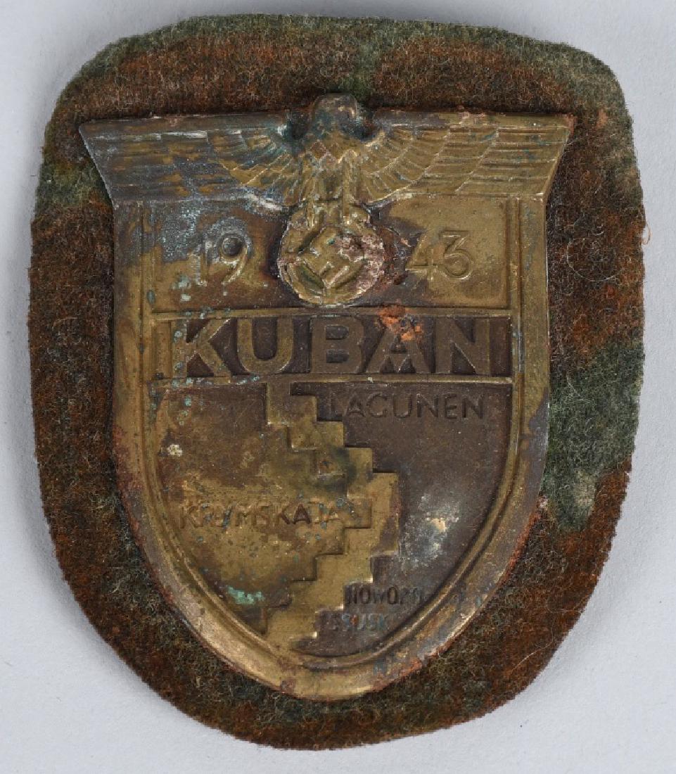 WWII NAZI GERMAN KUBAN SHIELD