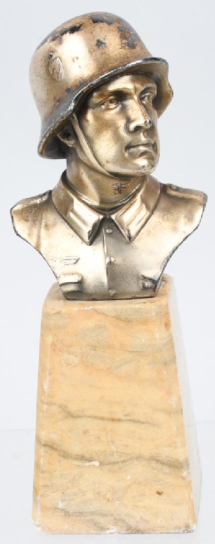 Wwii Nazi German Soldier Heroic Bust