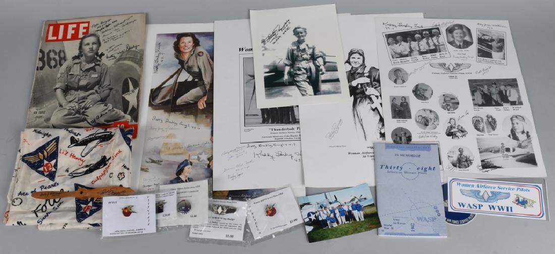 Wwii Wasp Signed Memorabilia Group