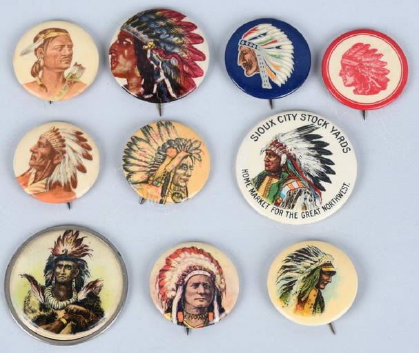 10- 1900-40s NATIVE AMERICAN INDIAN BUTTONS - Dec 08, 2018 | Milestone ...