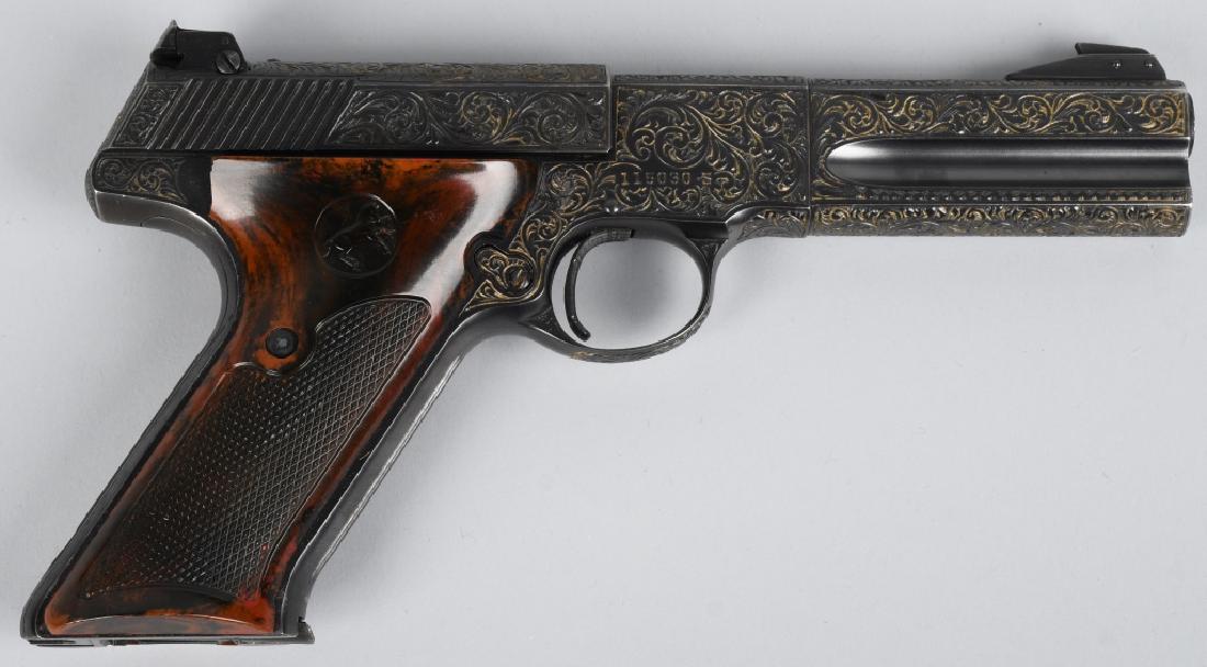 COLT WOODSMAN, MATCH TARGET, ENGRAVED .22