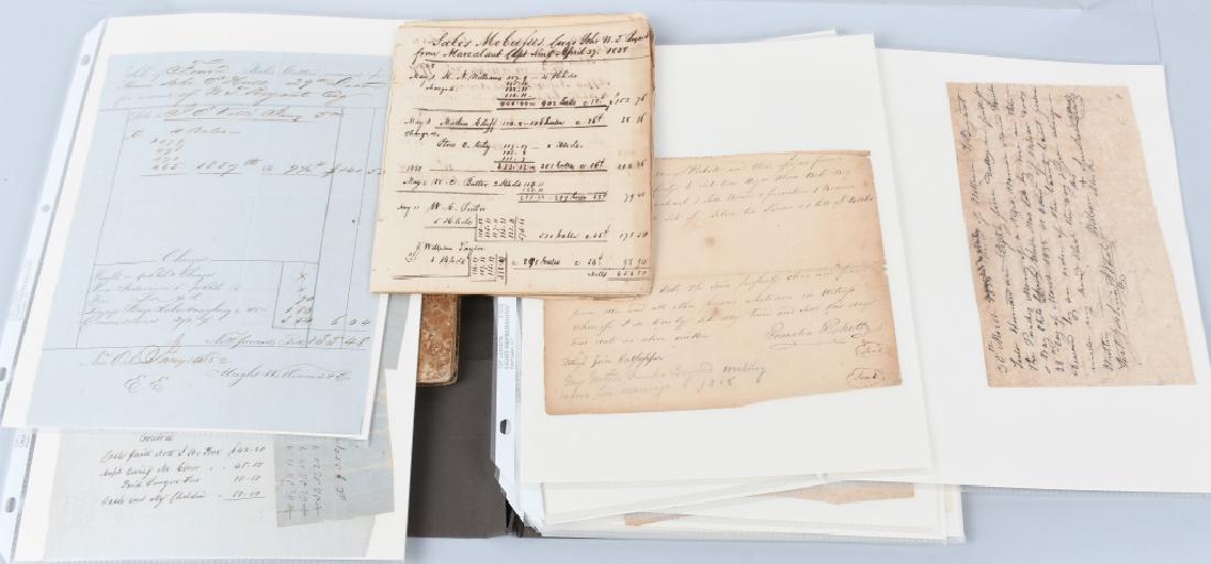 SLAVE BILLS OF SALE, PLANTATION LEDGER - NC FAMILY