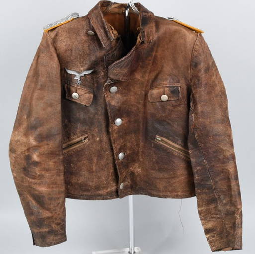 WWII NAZI GERMAN LUFTWAFFE LEATHER FLIGHT JACKET - Jan 19, 2019 ...