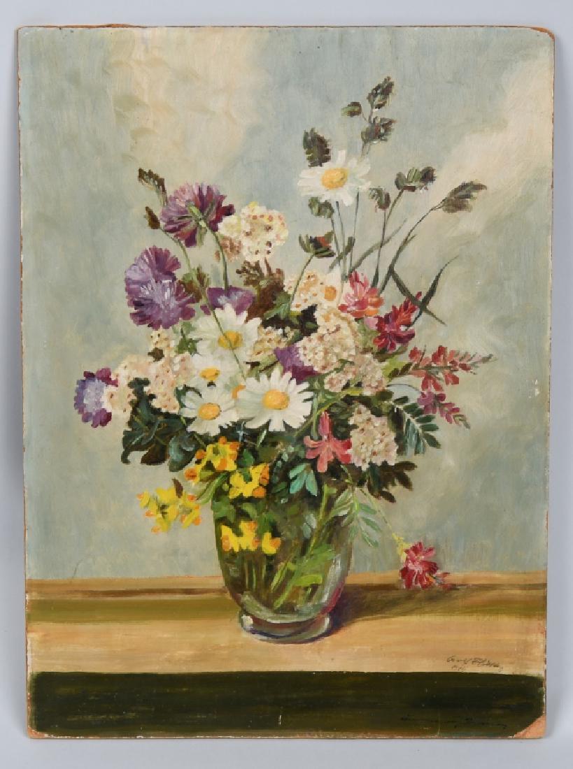 Adolf Hitler "flowers In The Room" Oil Painting