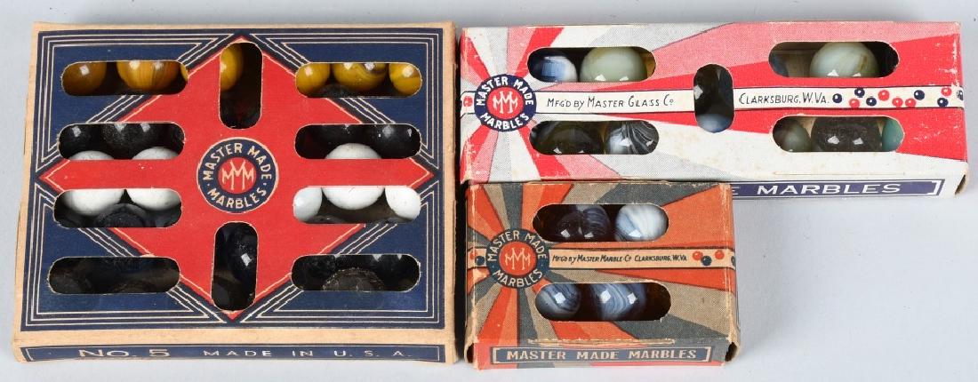 3 Master Made Boxed Marble Sets