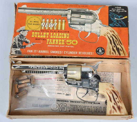 Mattel Fanner 50 Cap Gun W/ Box